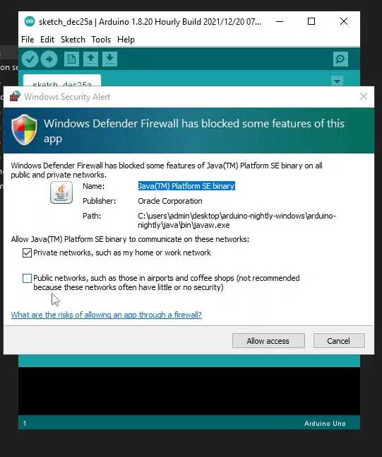 Downloads And Install Ides Programming Tools Arduino Nightly Windows