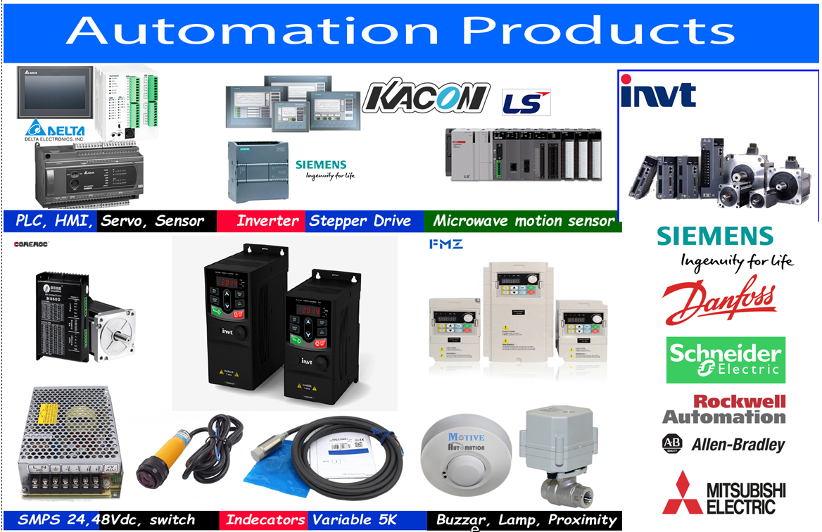 INVERTER, PLC, HMI, SERVO, SENSOR, IIoT ROUTER - Motive Automation ...