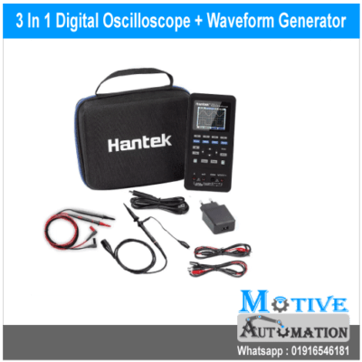 3-IN-1 Digital Oscilloscope & Waveform Generator - Motive Automation
