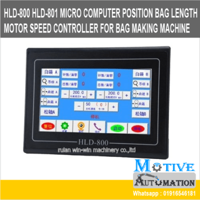 HLD-800 MICRO COMPUTER POSITION BAG LENGTH MOTOR SPEED CONTROLLER FOR ...