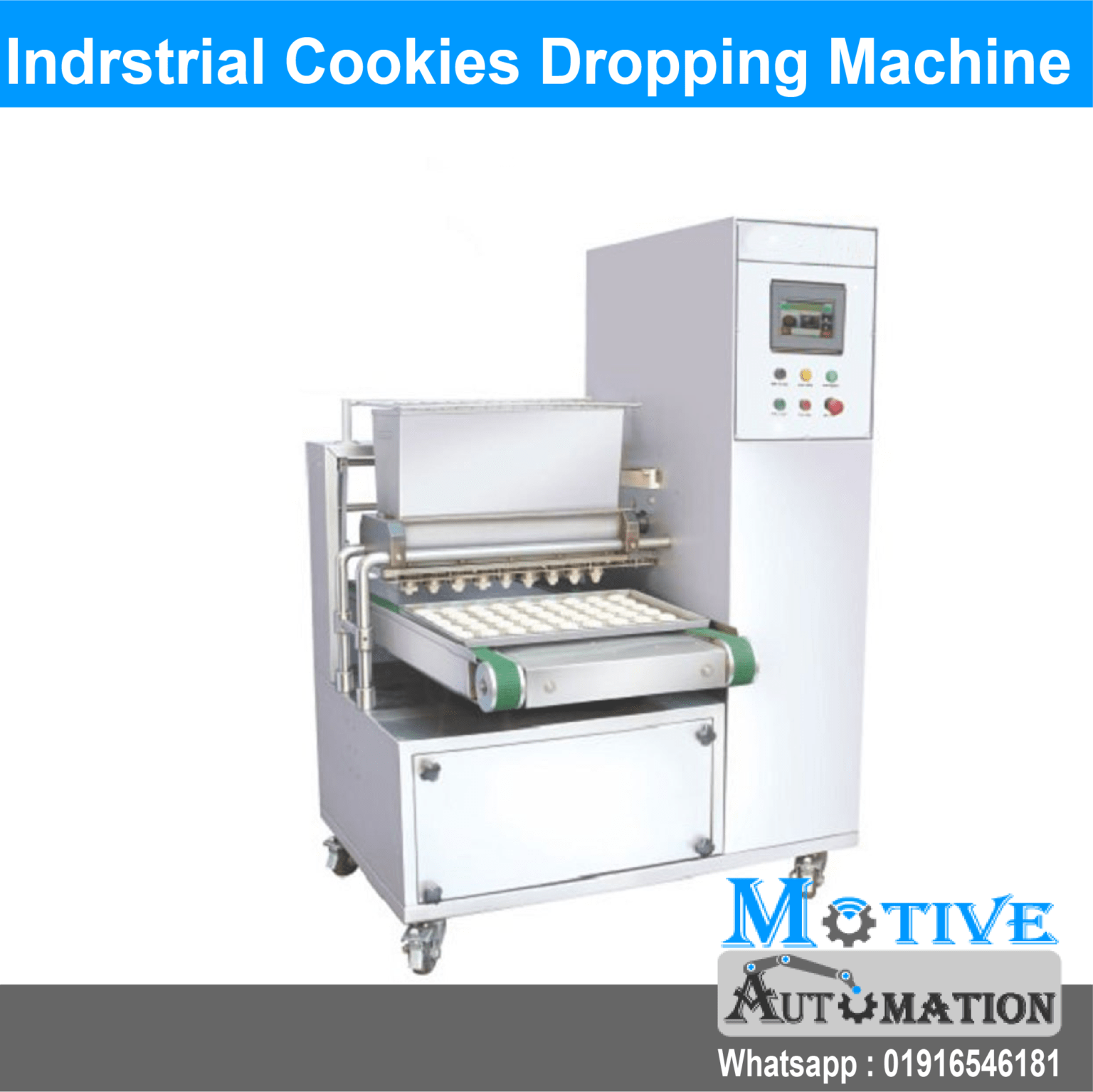 Industrial Cookies Dropping Machine - Motive Automation