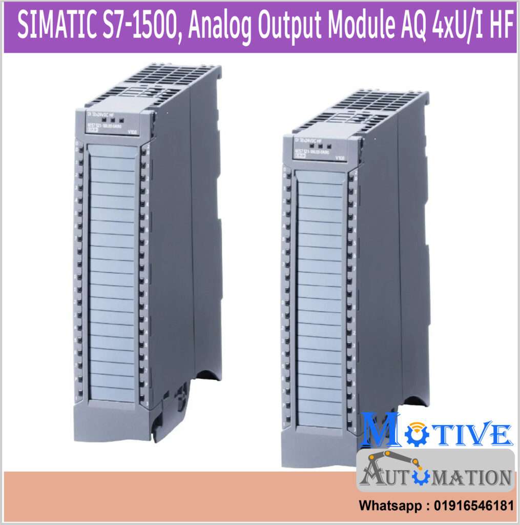 Simatic S7 1500 Analog Output Module Motive Automation